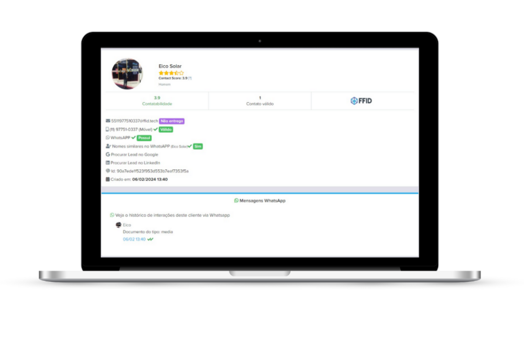 FFID – Somos Fornecedores Oficiais do Whatsapp